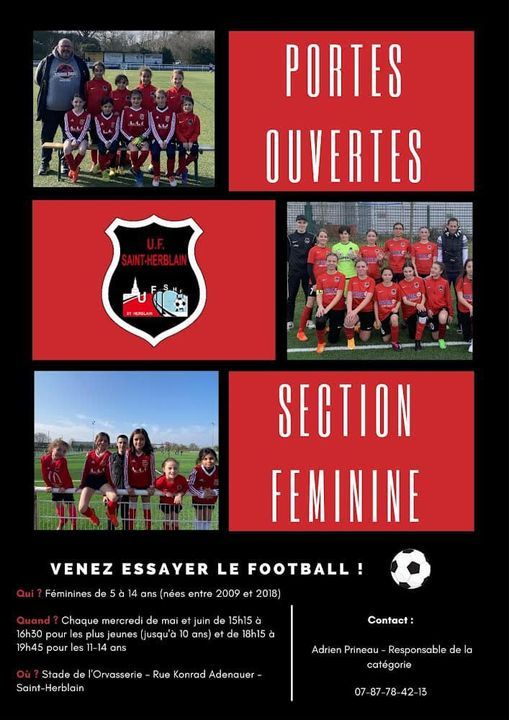 U. F. ST HERBLAIN - inscription